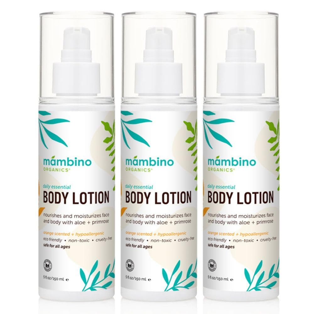 Mambino Organics Daily Essential Face And Body Lotion, Coconut ...