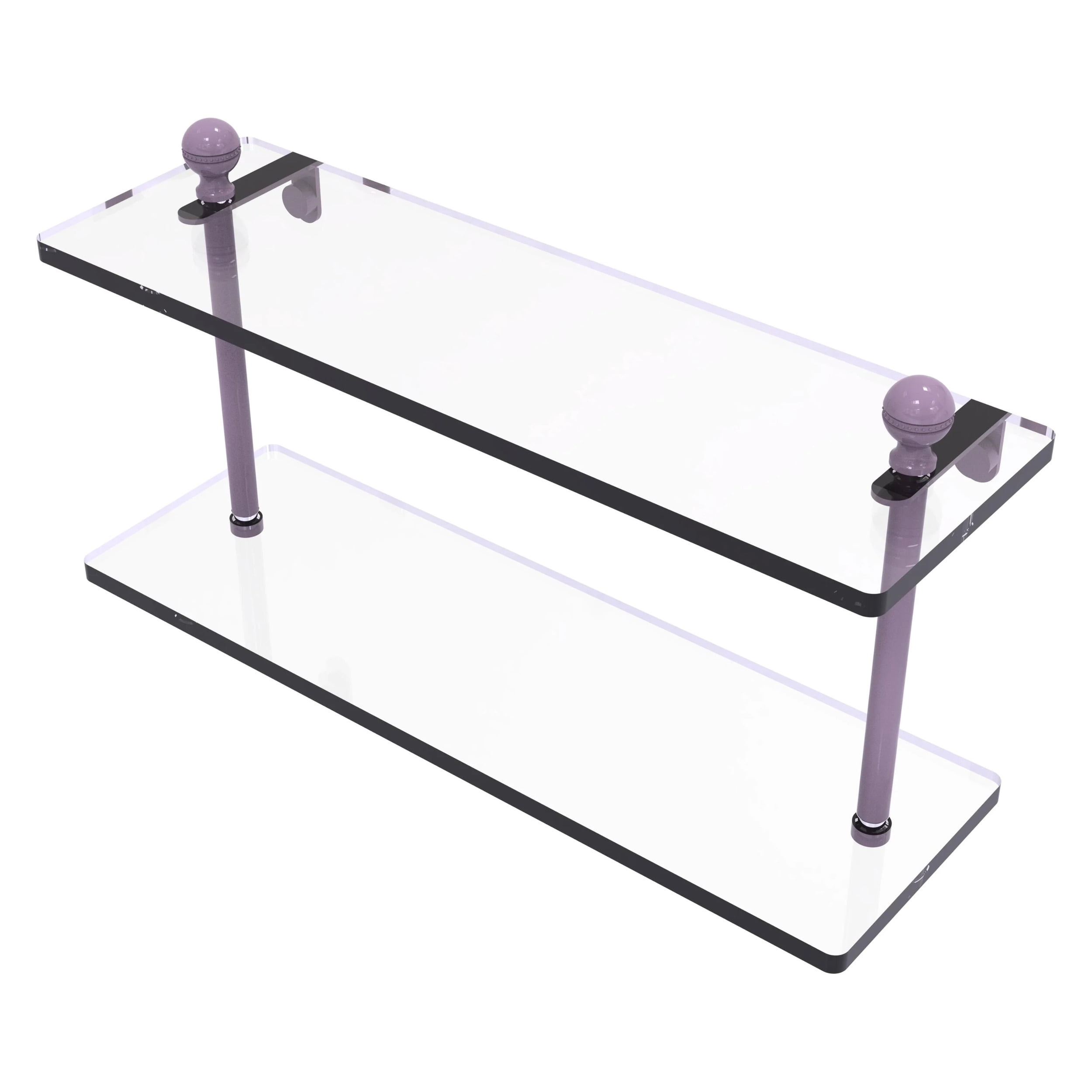 Mambo Collection Two Tiered Glass Shelf - Walmart.com