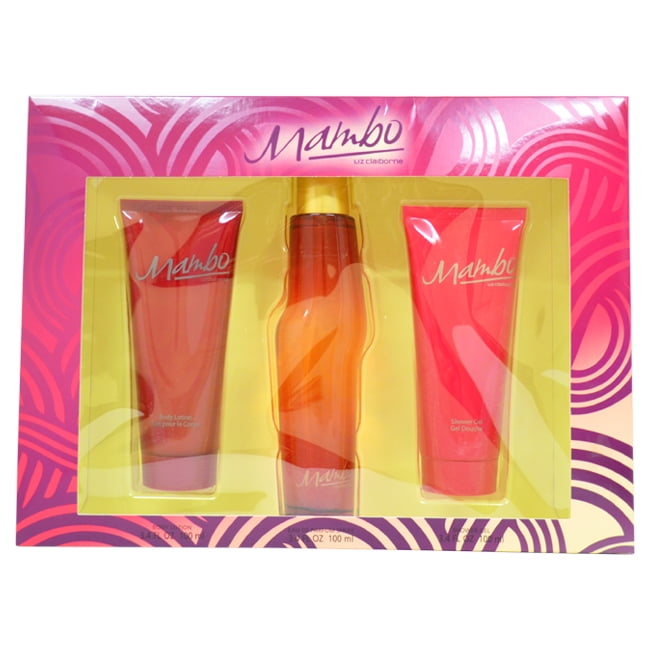 Mambo by Liz Claiborne for Women - 3 Pc Gift Set 3.4oz EDP Spray, 3.4oz ...