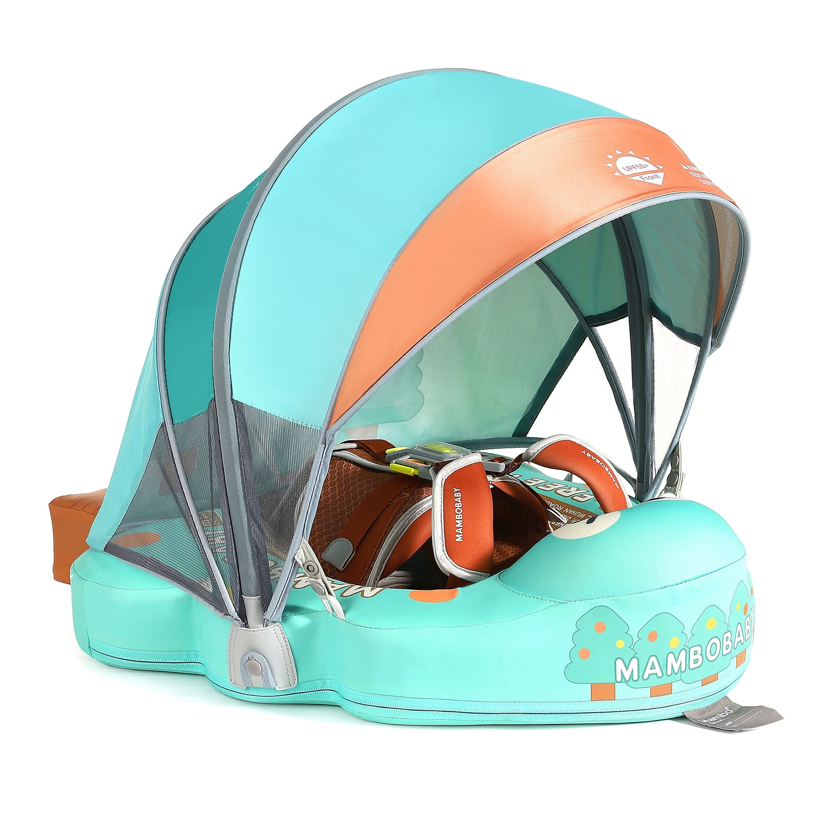 Mambobaby Float Add Tail No Flip Over Non-Inflatable Baby Swim Float ...