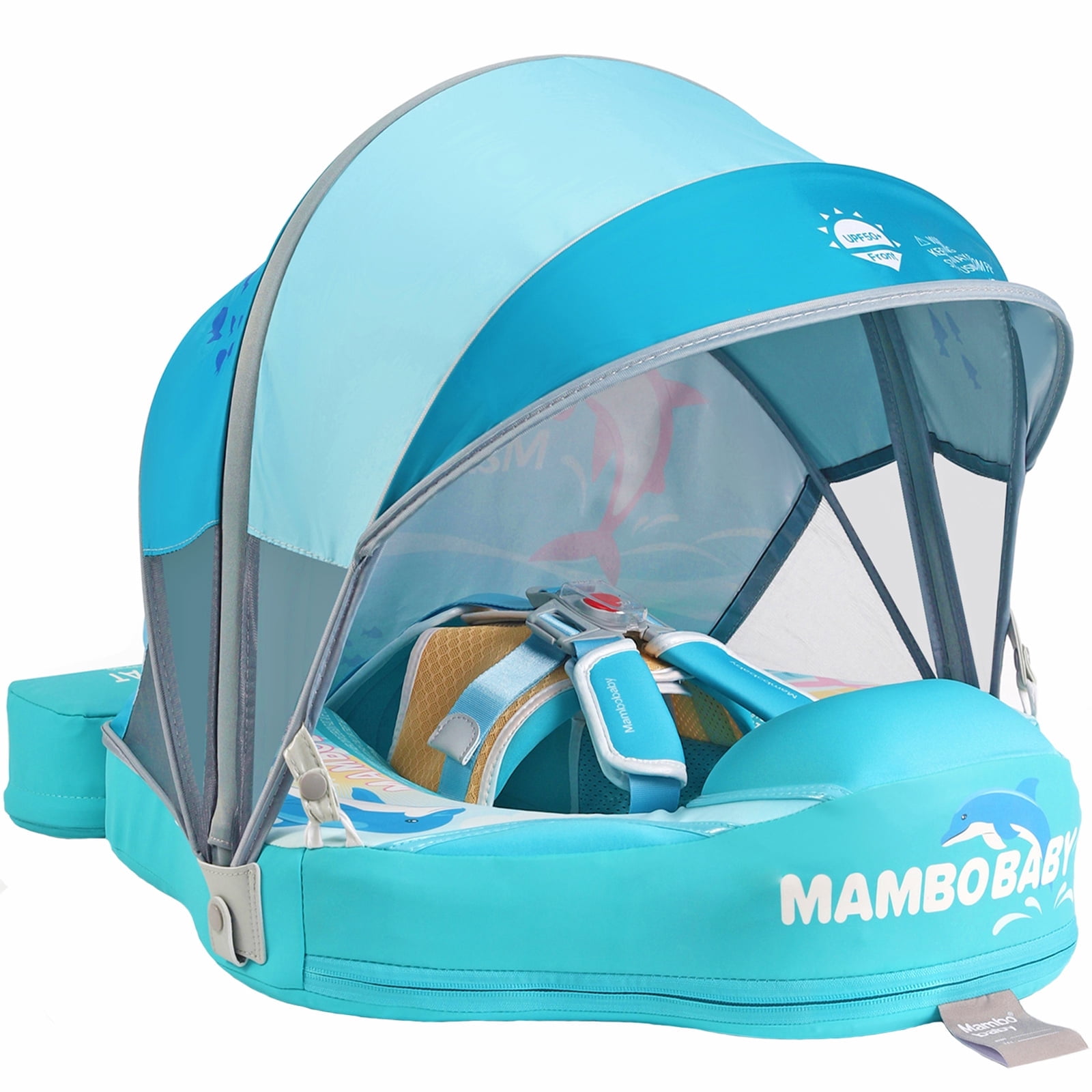 Mambobaby Float Add Tail No Flip Over Non-Inflatable Baby Swim Float ...