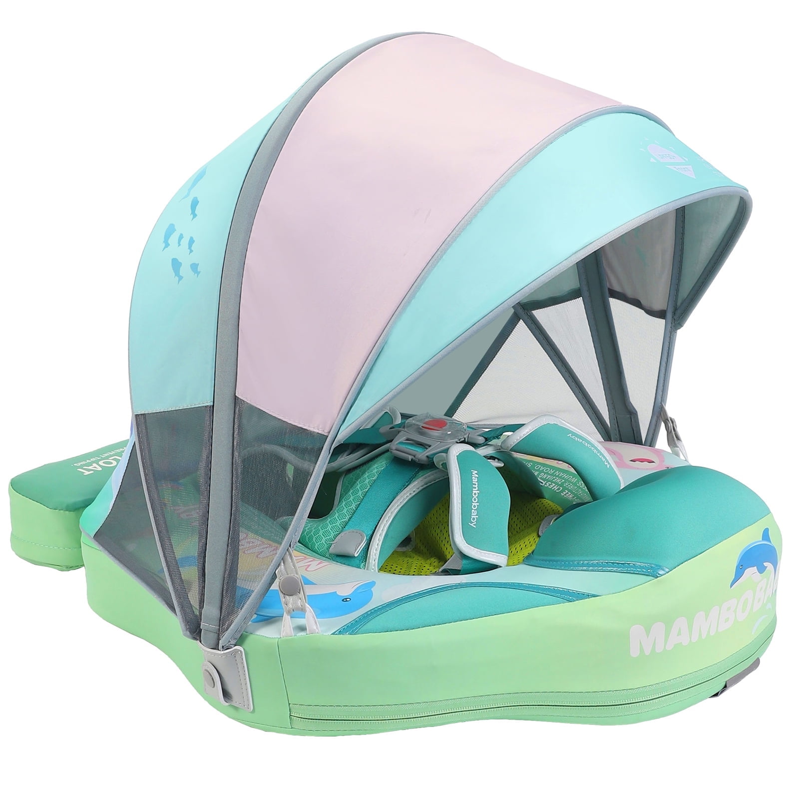 Mambobaby Float Add Tail No Flip Over Non-Inflatable Baby Swim Float Pearl Foam Solid Water ...