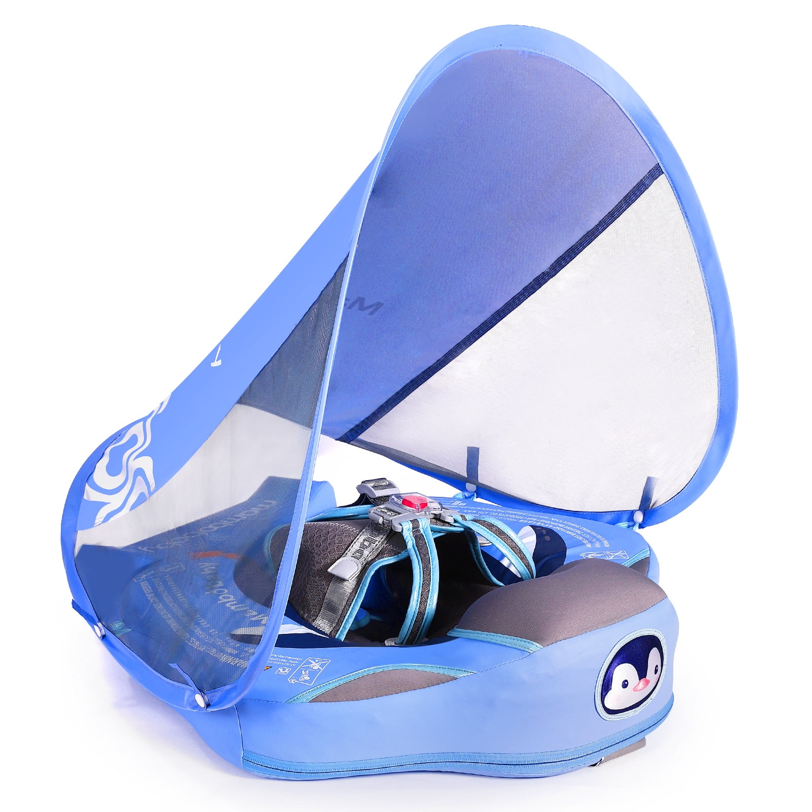 Mambobaby Float with Canopy and Tail New Upgraded Non-inflatable Baby ...