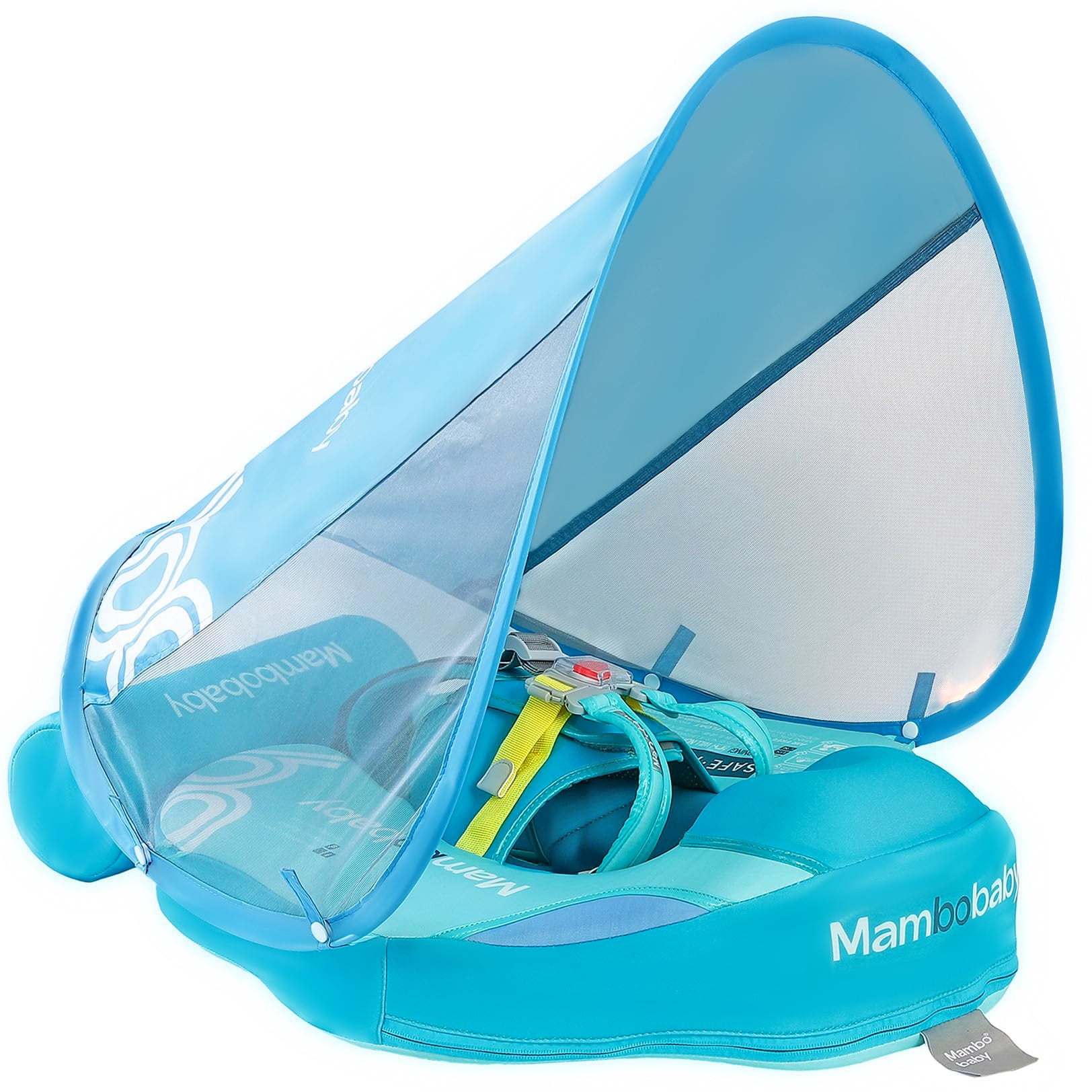 Mambobaby Float with Canopy UPF 50+ Sun Protection Pearl Foam Non ...
