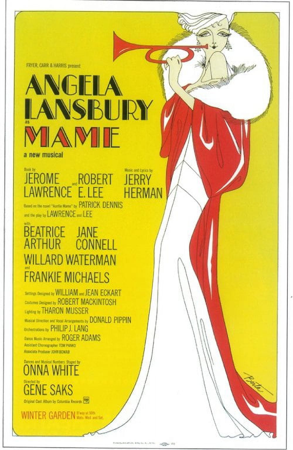 Mame (1966) 11x17 Broadway Poster - Walmart.com