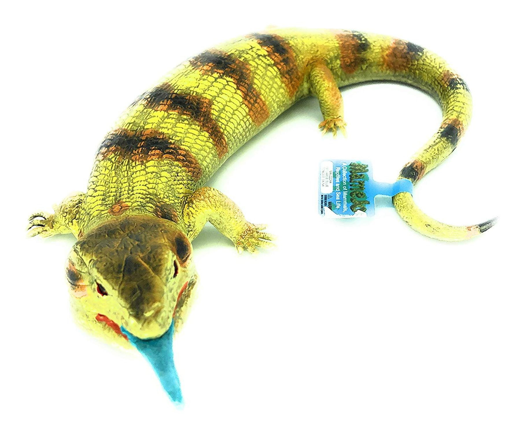 Mamejo Nature Rubber Lizard Toy (Blue Tongue Skink Lizard Toy ...