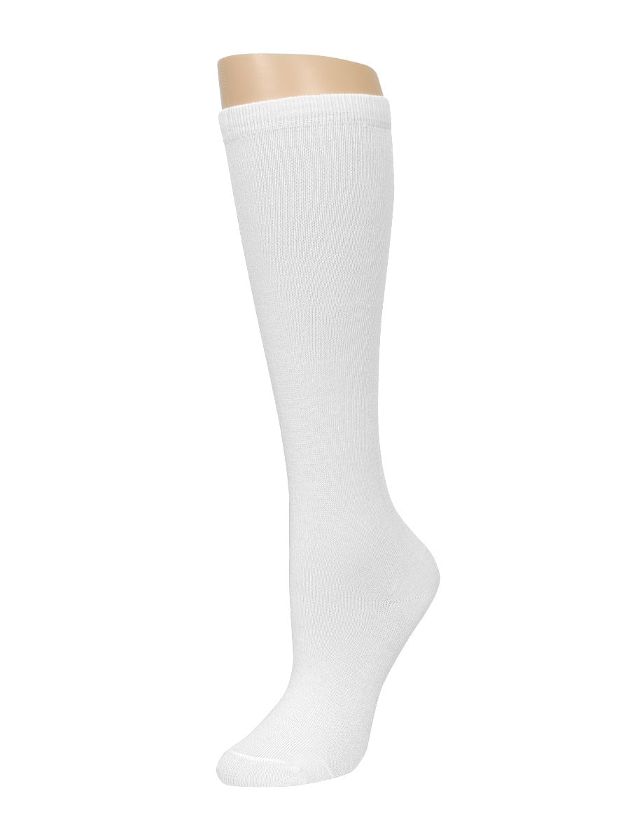 Mamia Girl's Knee High School Uniform Socks (12 Pairs) - White, 9-11 ...
