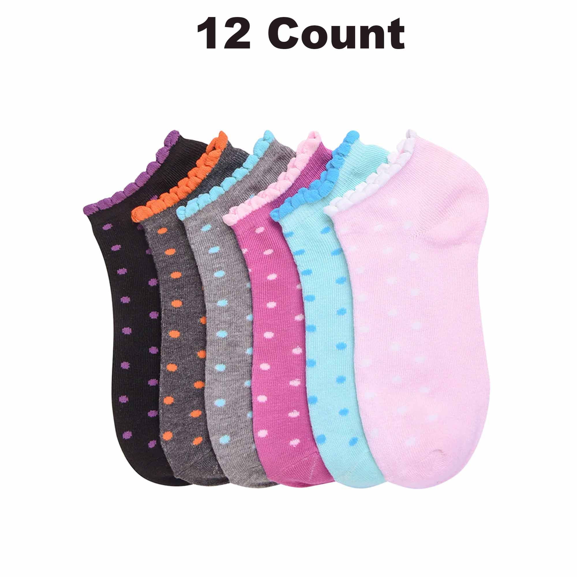 Mamia Spandex Socks (Scdot) - 12 Count - Walmart.com