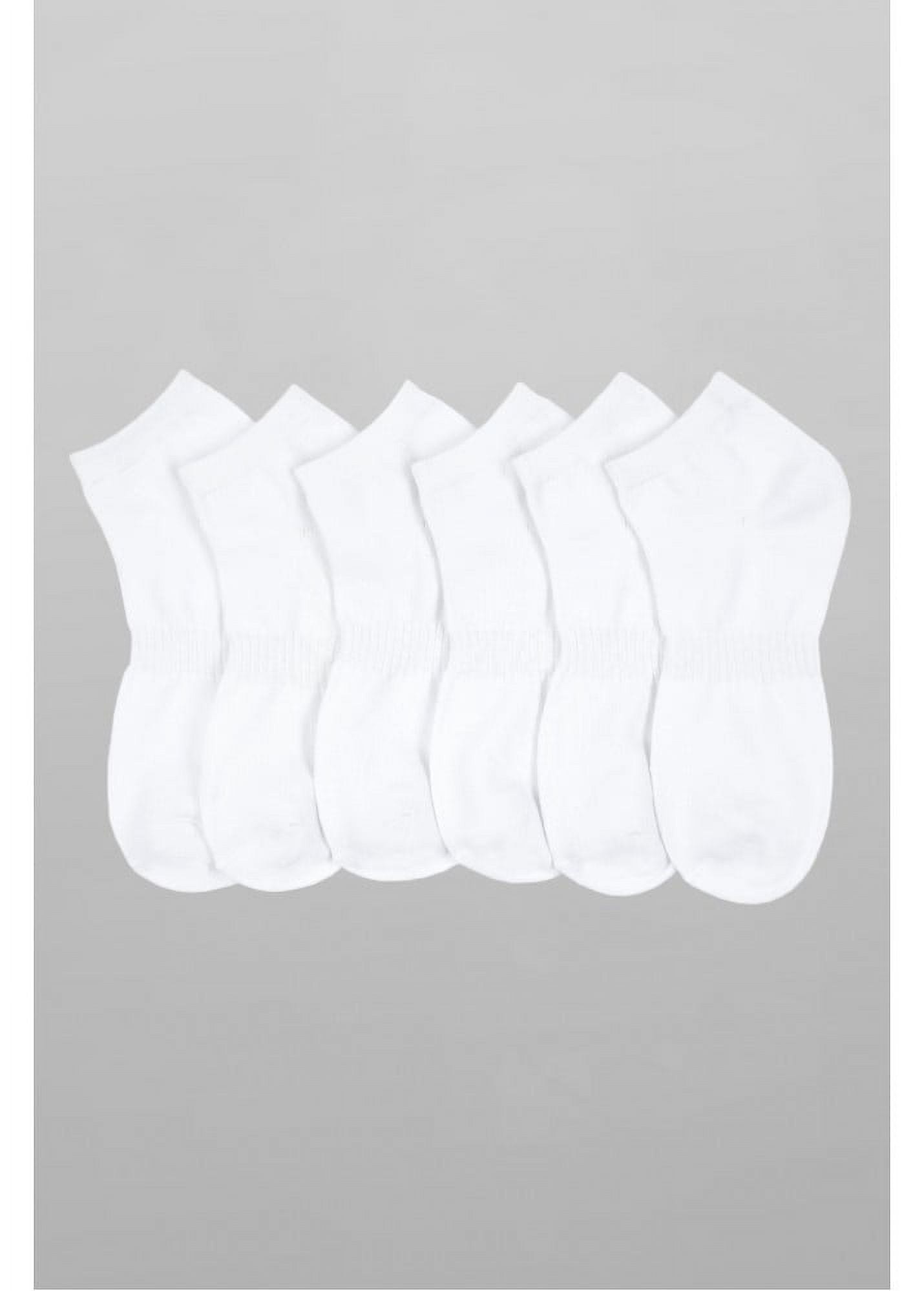 Mamia Women's 6 Pairs Of Ankle Socks Low Cut Sport Peds (10-13, 6 PK ...