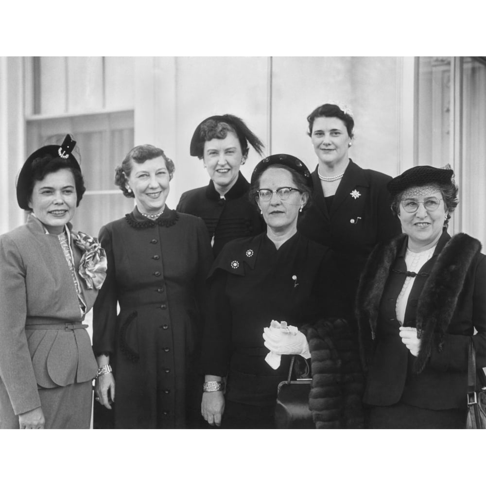 Mamie Eisenhower Members Of The D.C. Star Federation Of Business And ...