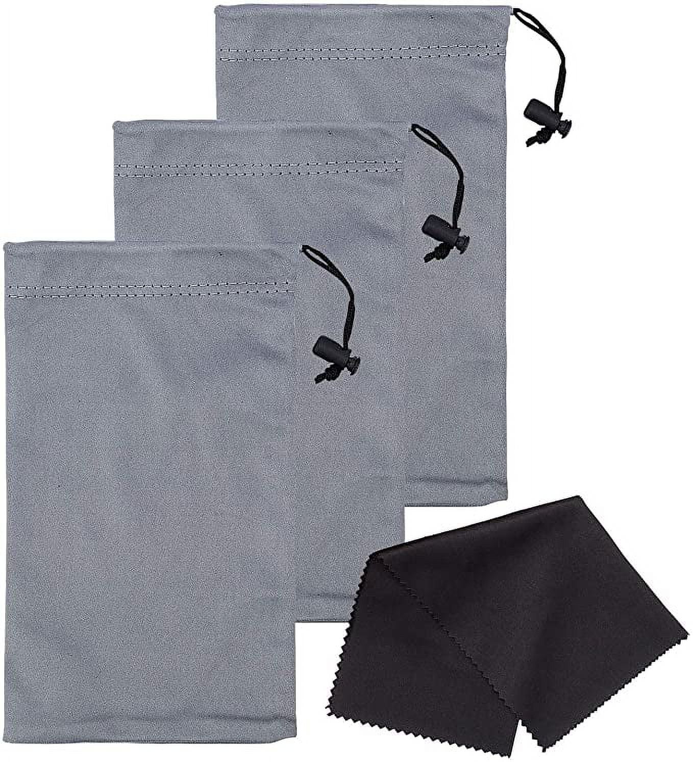Mamlyn Microfiber Sunglasses Case With Drawstring Closure, Micro Fiber ...