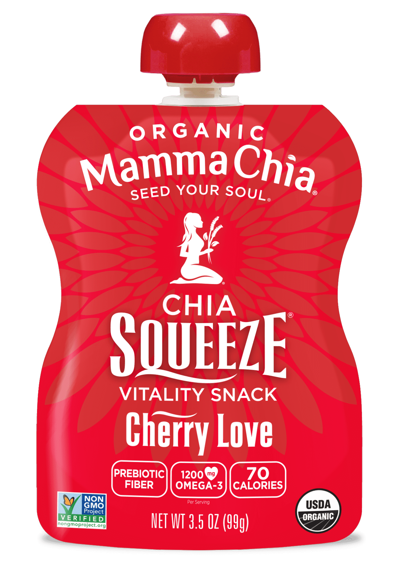 Mamma Chia Organic Chia Squeeze Vitality Snack Cherry Beet - 8 PK ...