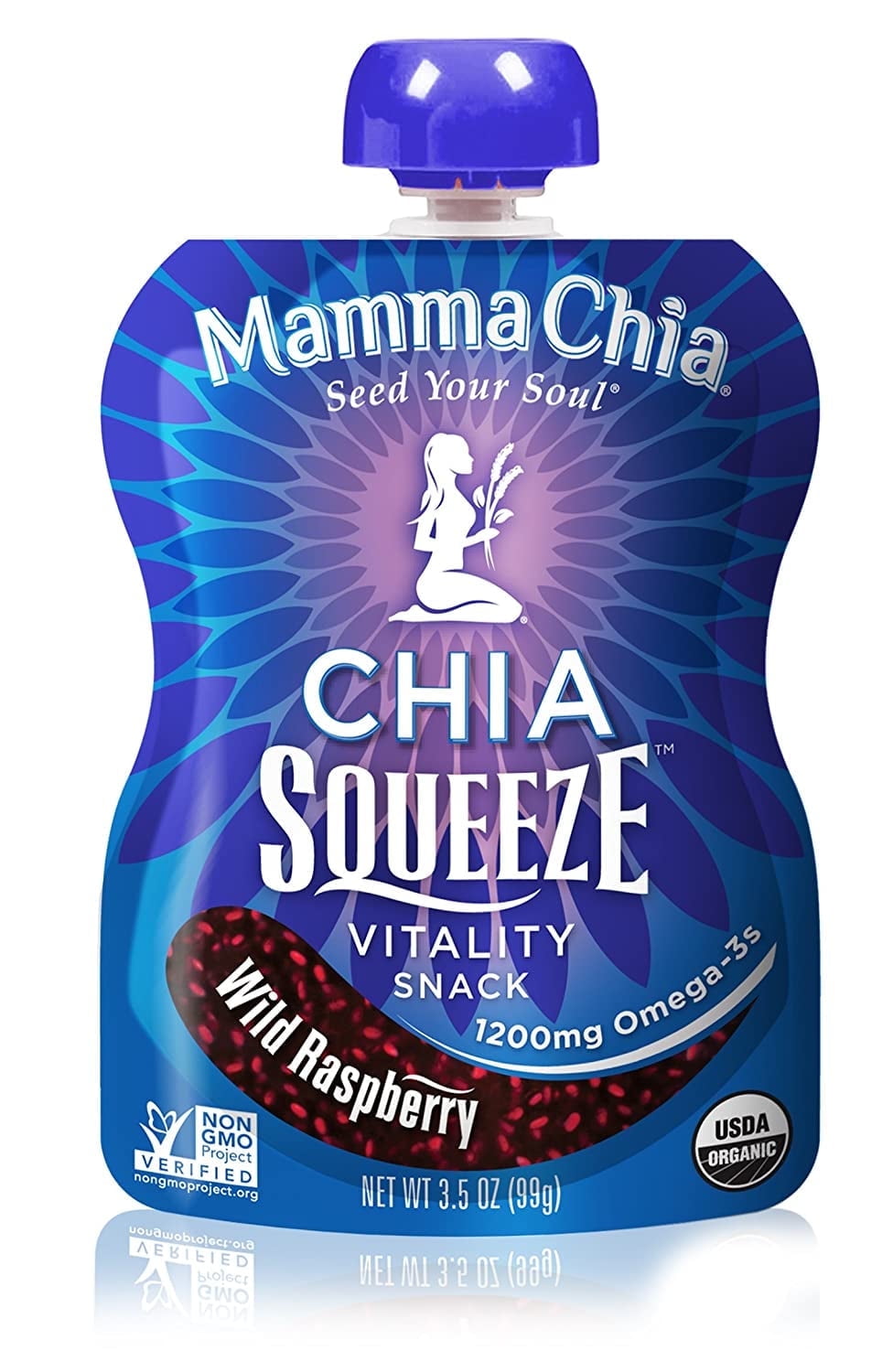 Mamma Chia Organic Chia Squeeze Wild Raspberry 3.5 oz - Healthy ...