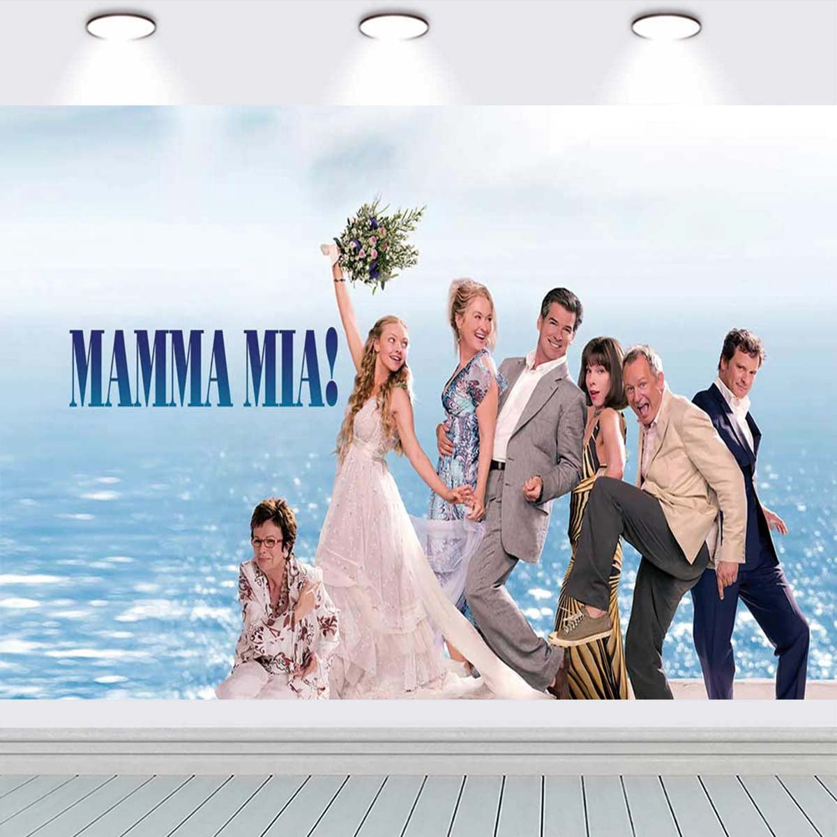 Mamma Mia Backdrop Banner Party Supplies Poster Movie Theme Background ...
