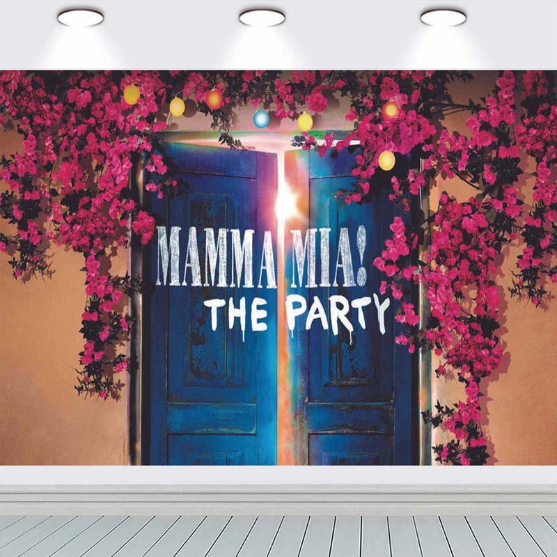 Mamma Mia Party Supplies Backdrop Banner Poster Birthday Decorations ...