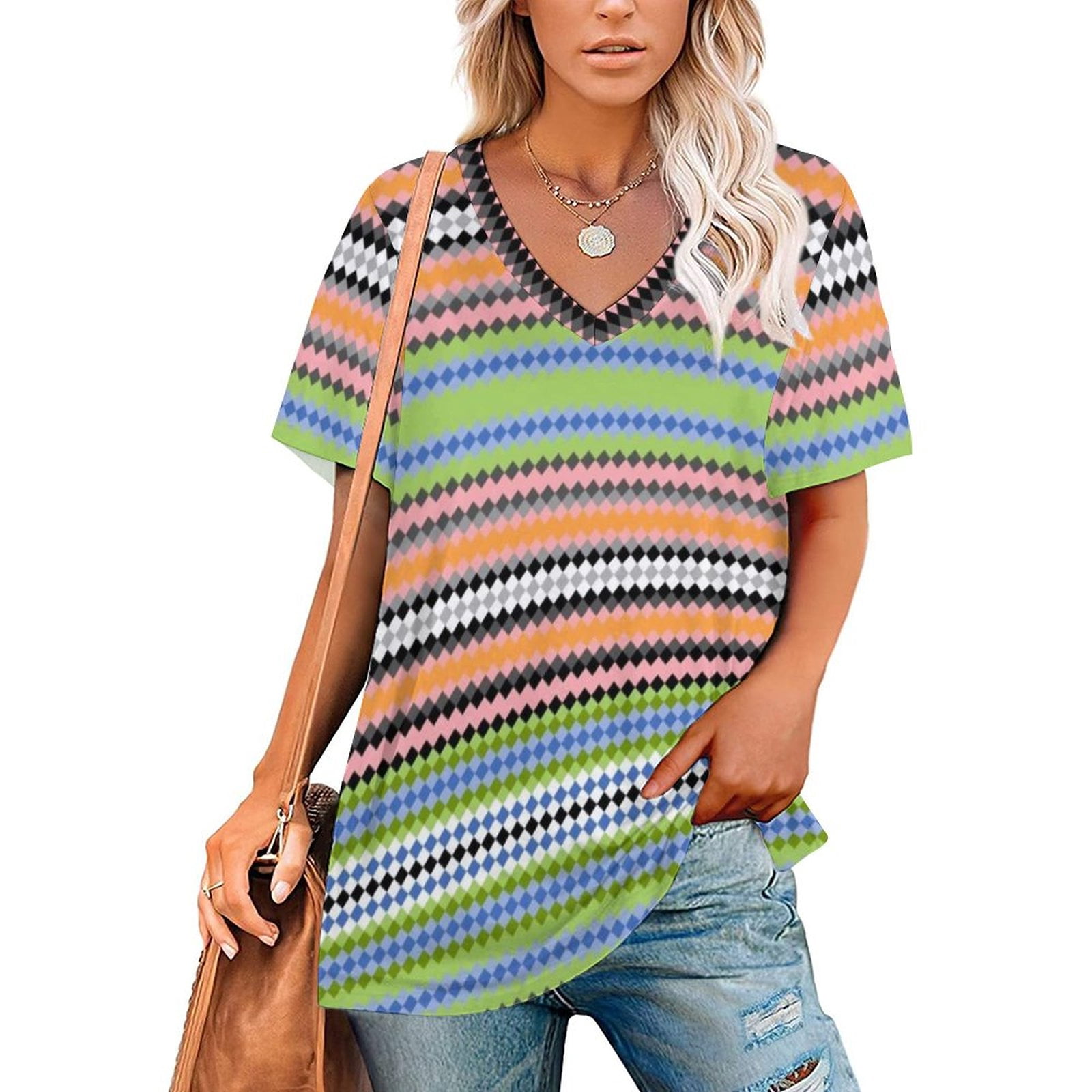 Mamma Mia Poncho New Fashion Zip Off Shoulder Top Short-Sleeve Women ...