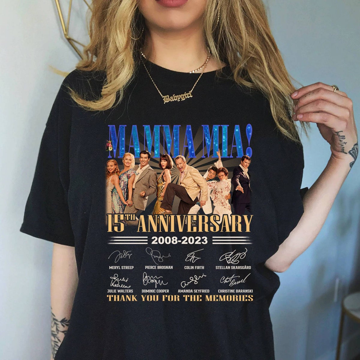 Mamma Mia Shirt Vintage Mamma Mia Movie Shirt Mamma Mia 15th ...