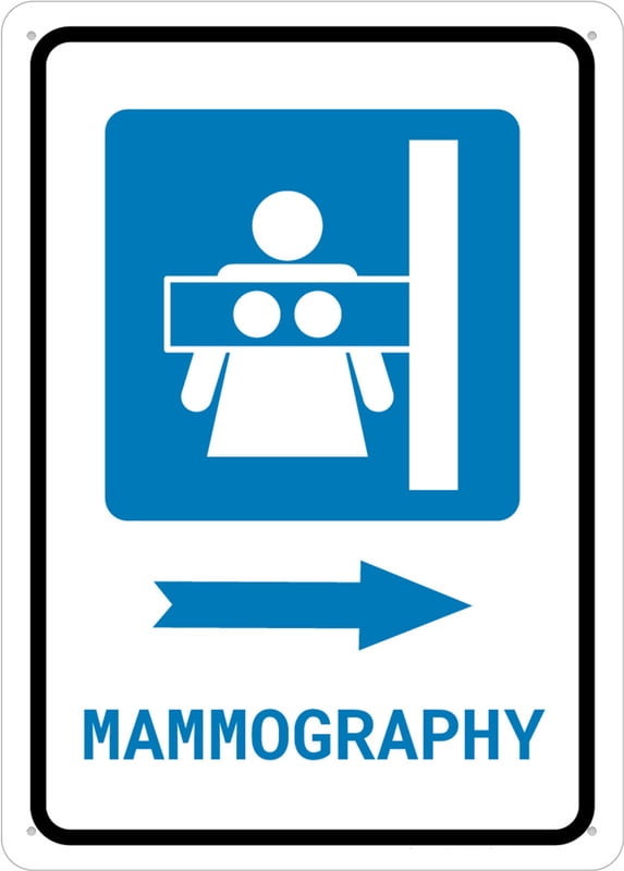 Mammography Right Arrow Sign For House Door Office Business Yard,Metal ...