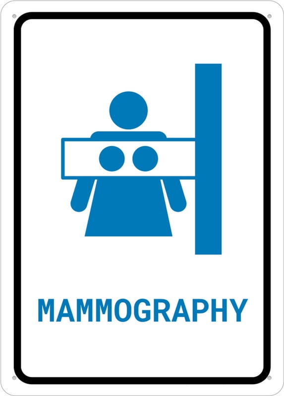 Mammography Sign Metal Signs 12X8 Inch Rust Free Aluminum,Uv Ink ...