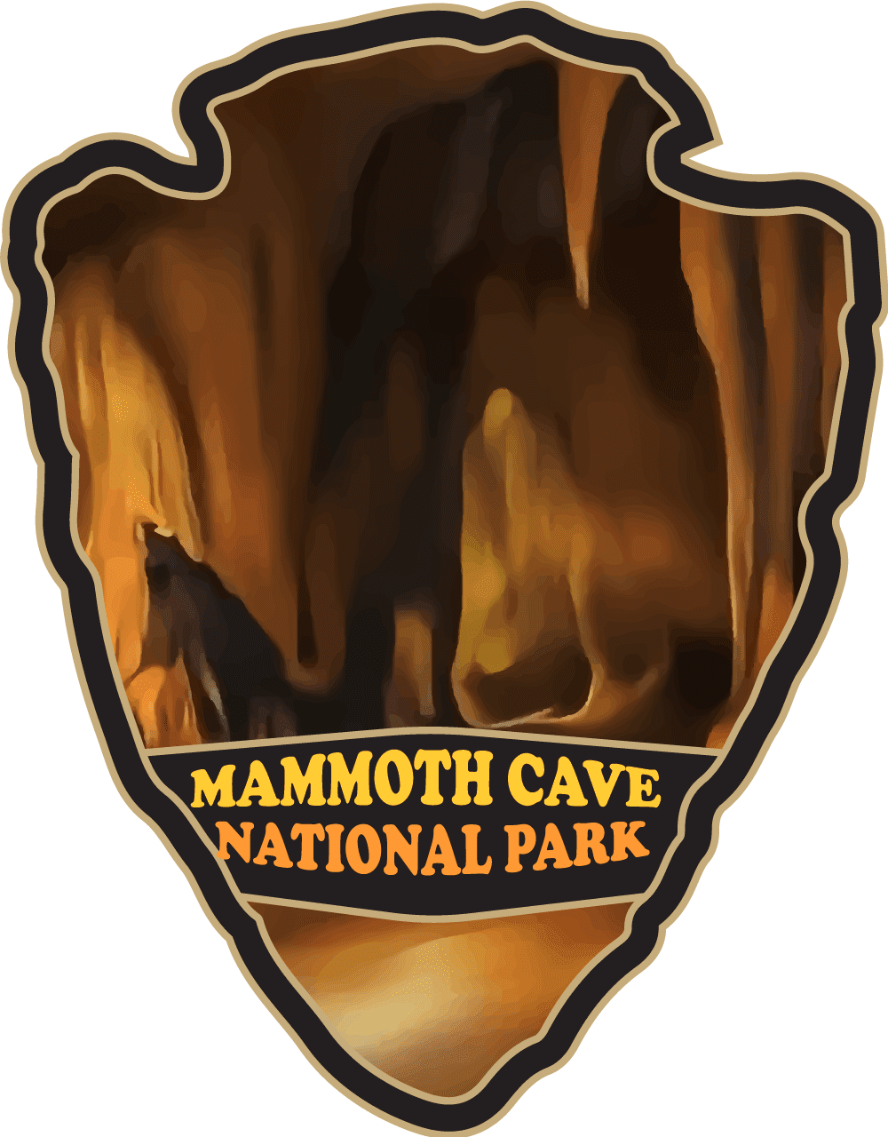 Mammoth Cave National Park Decal Sticker 6 inches - US National Parks ...