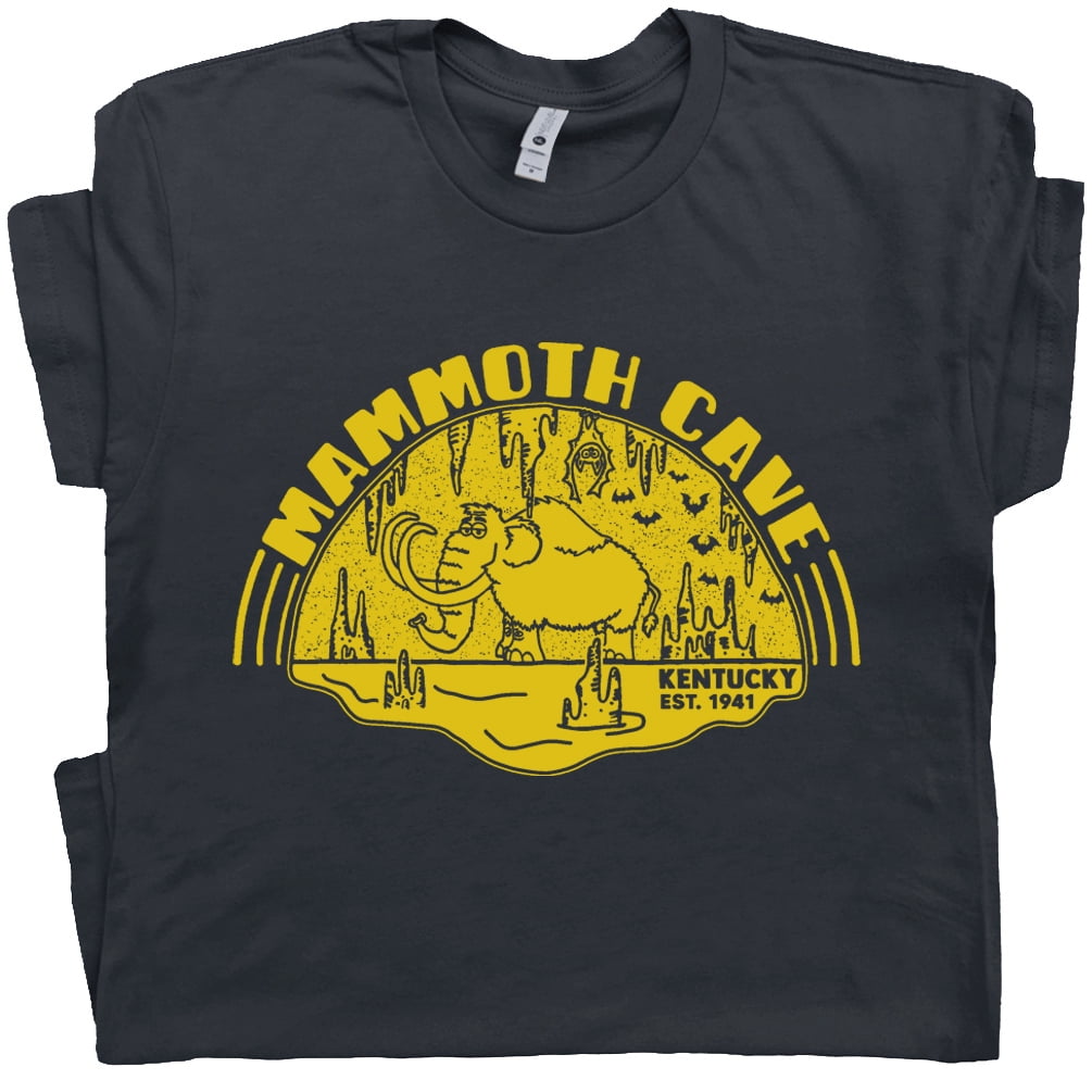 Mammoth Cave T Shirt Vintage National Park Shirts Big Woolly Mammoth ...