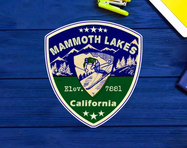 Mammoth Lakes California Decal Sticker Skiing Ski Life Mountain Phone ...