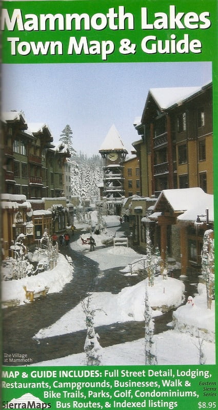 Mammoth Lakes Town Map and Guide - Walmart.com