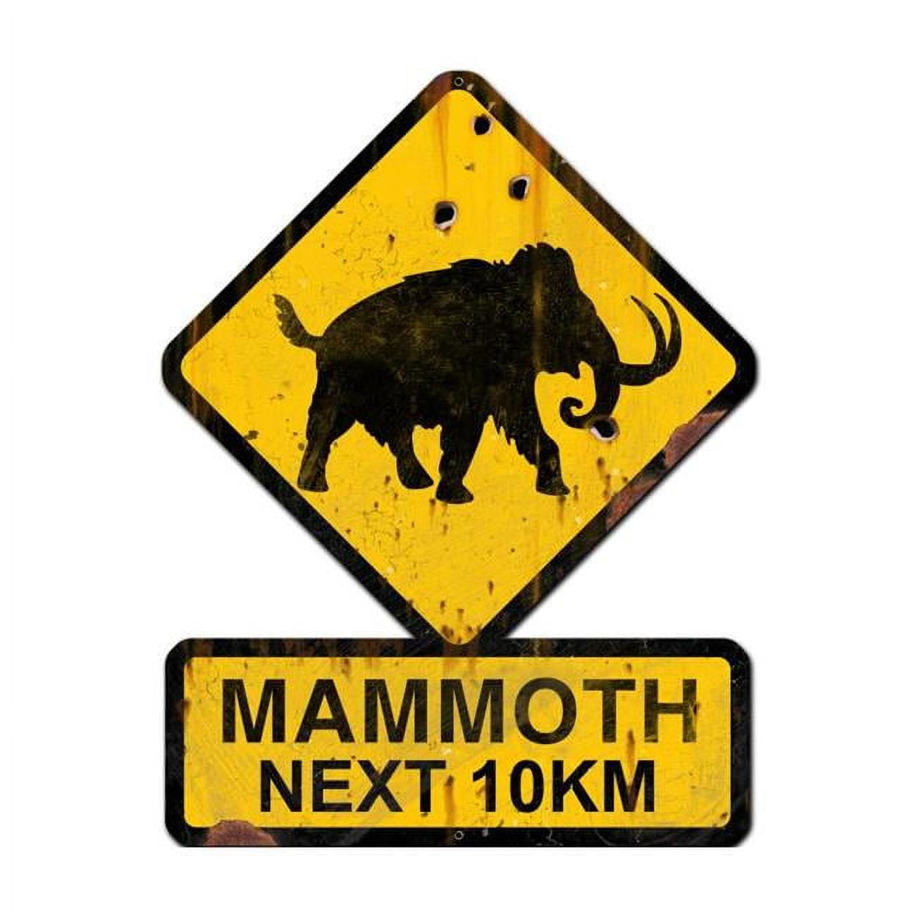 Mammoth Next 10 Km Custom Metal Shape Sign - Walmart.com