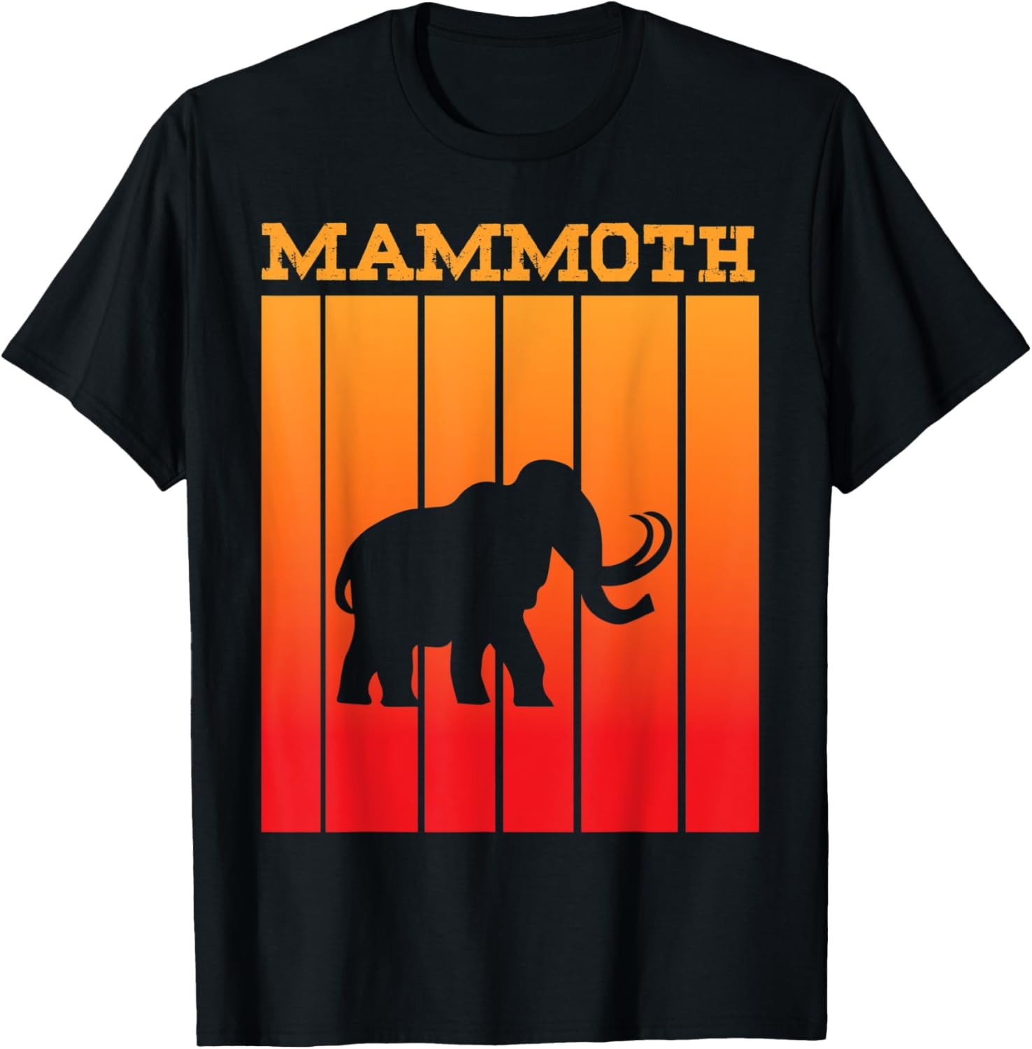 Mammoth Shadow silhouette at Sunset T-Shirt men and women can wear ...