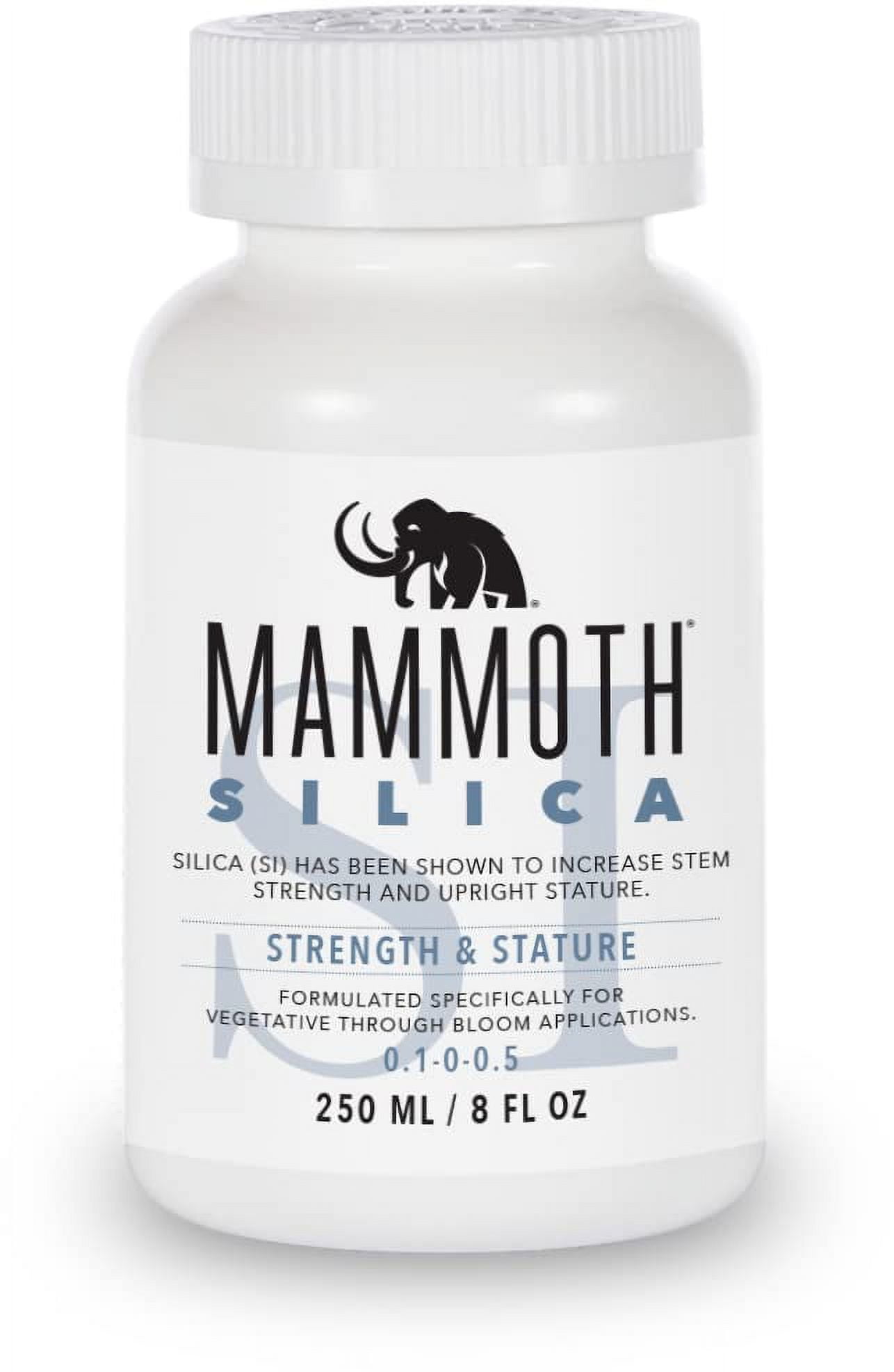 Mammoth Silica SI: Mineral Content for Plant Strength, Stature & Bloom (250ml) - Walmart.com
