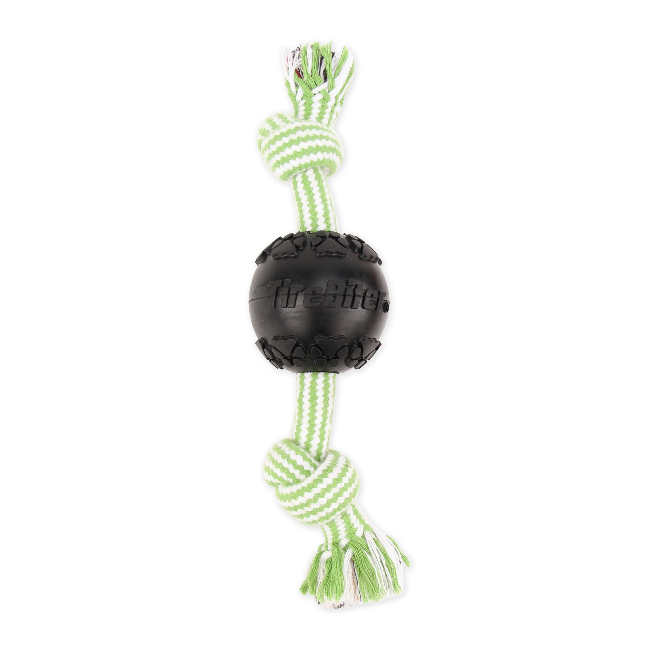 Mammoth TireBiter 3" Ball Rubber Dog Toy w/Treat Station and ...