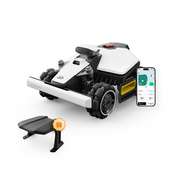 Mammotion LUBA Mini AWD 1500H Robot Lawn Mower with 4G, Reception 0.37 Acre, Max. 0.45 Acre ...