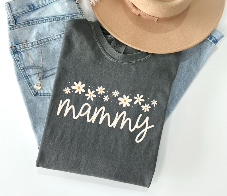 Mammy Shirt, Mammy Tshirt, Daisy Mammy Shirt, New Grandma Gift ...