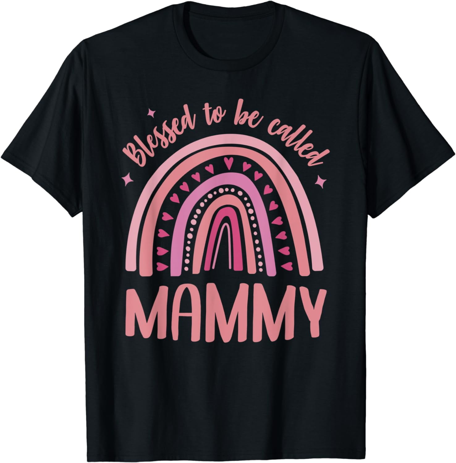 Mammy T-Shirts for Grandma Women Mother's Day Blessed Mammy T-Shirt ...
