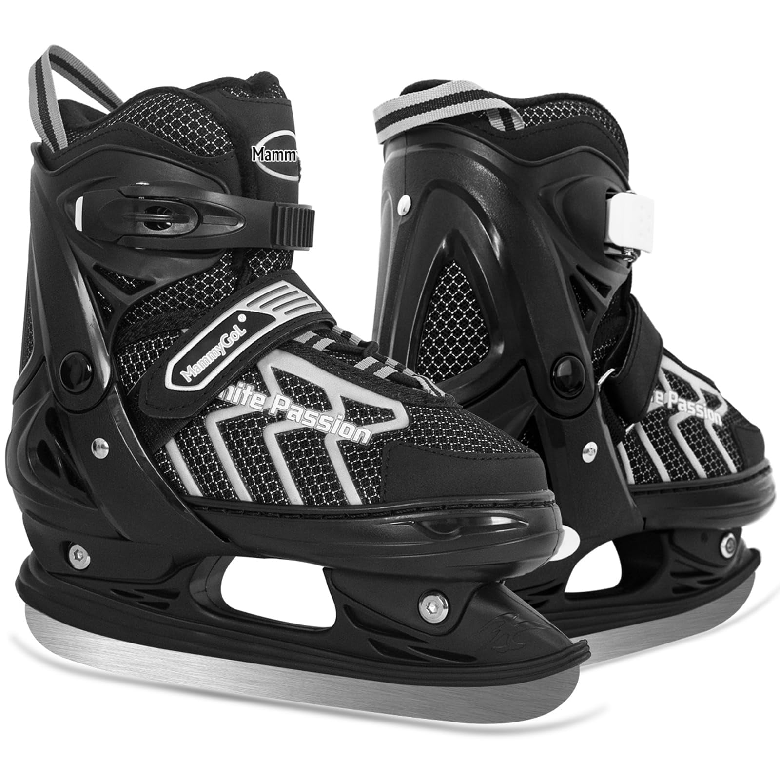 MammyGOL Boys or Girls Adjustable Ice Skates, Adult Ice Skating for Fun ...