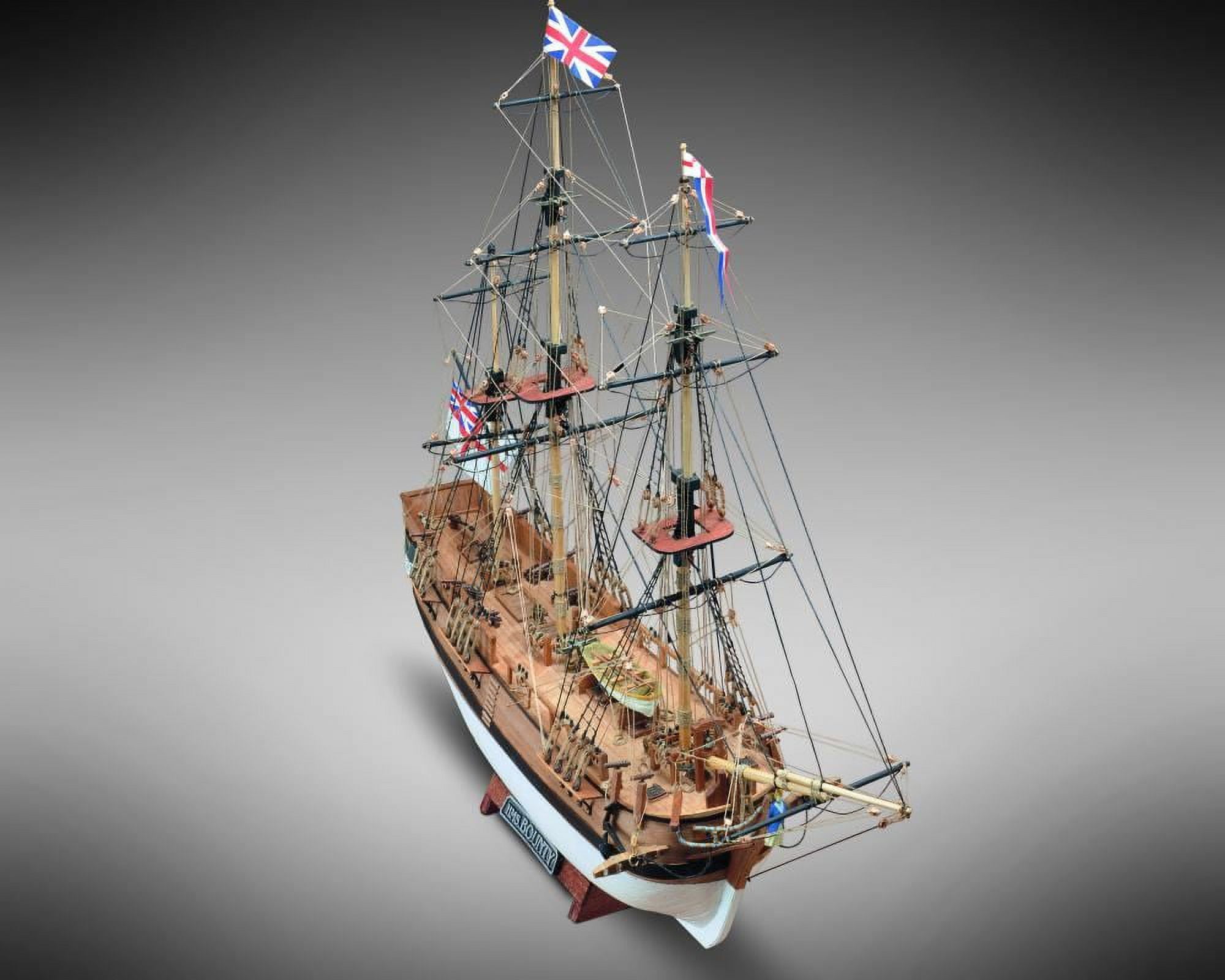 Mamoli HMS Bounty Ship Model Kit, 1/100 Scale - Walmart.com