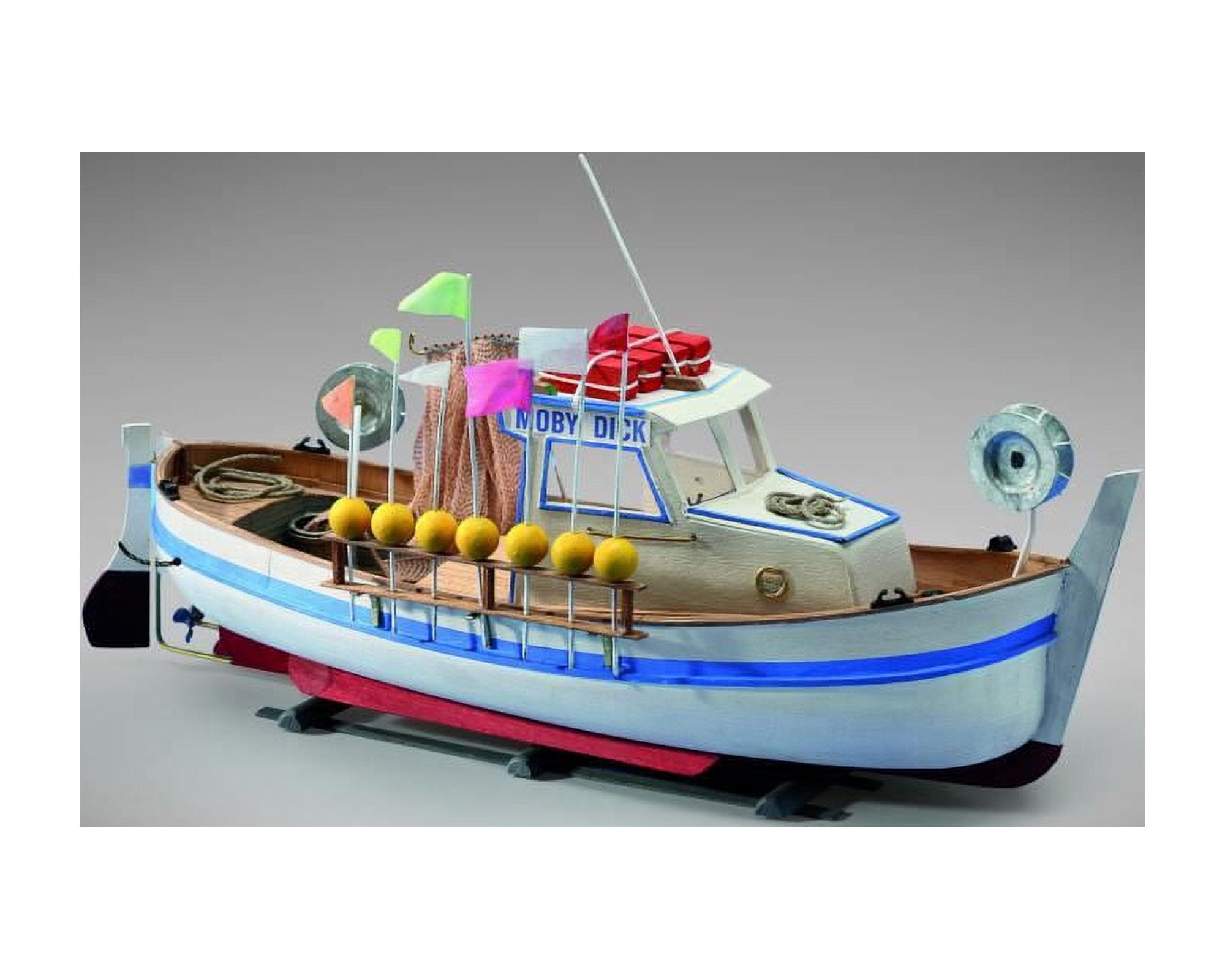 Mamoli MM72 Moby Dick - Wooden model kit with pre-carved hull - Scale 1 ...