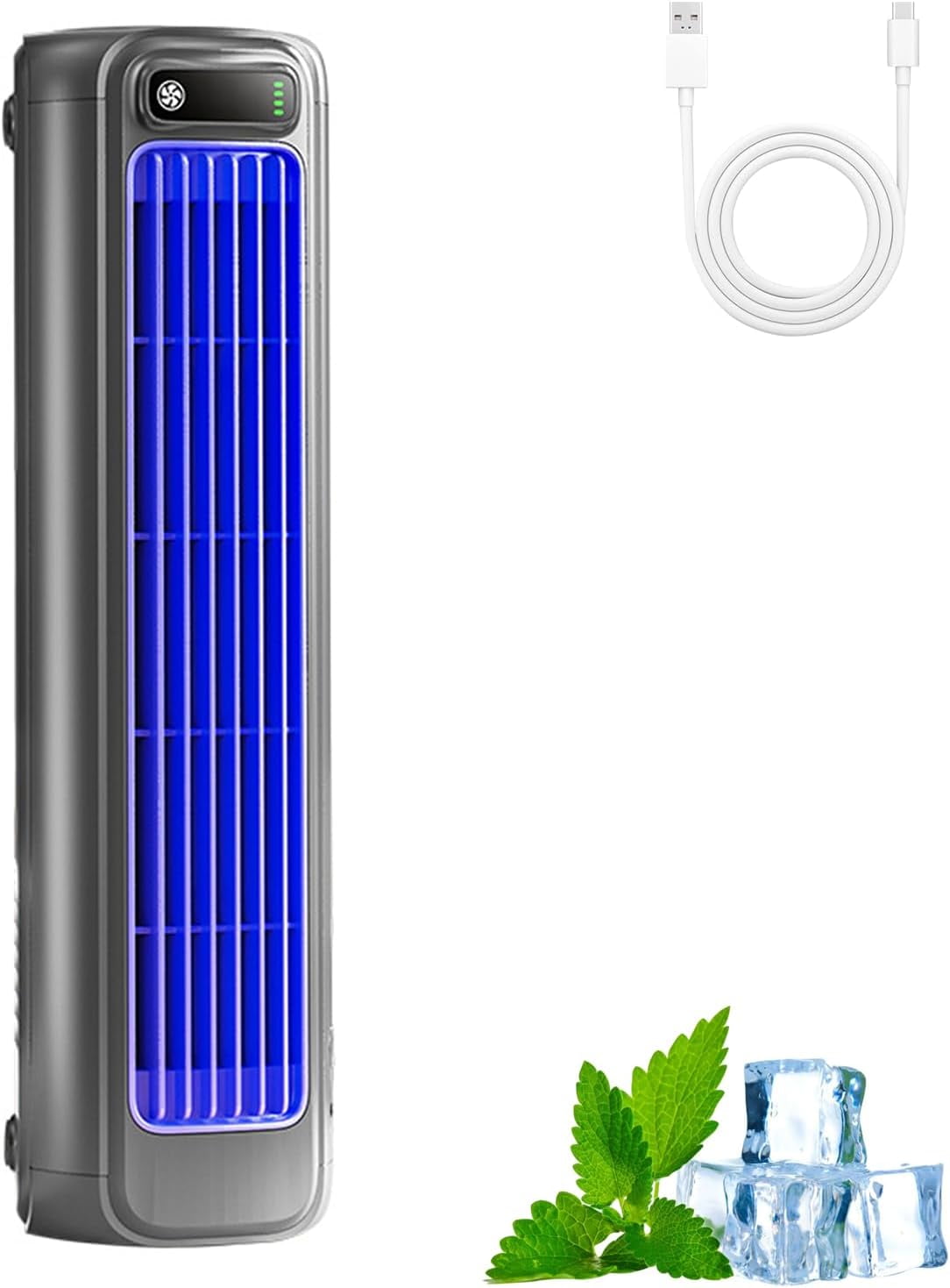 Mamolys Cooling Ace, Usb Charging Quiet Portable Fan,2000mah Battery ...