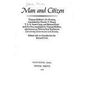 Pre-Owned Hobbes: On the Citizen (Hardcover) 0521432049 9780521432047 ...