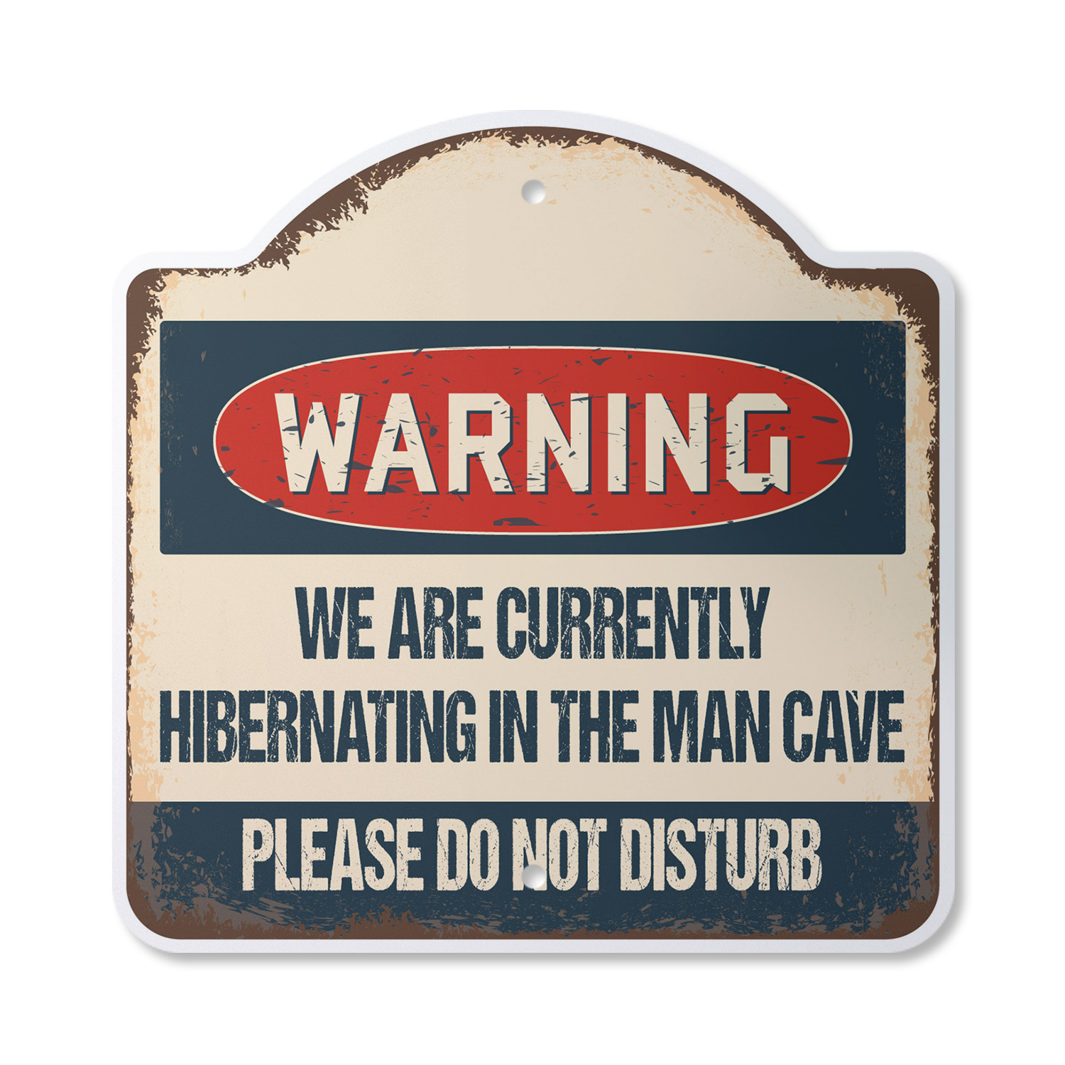 Man Cave 10” x 10” Sign | Indoor/Outdoor Plastic | SignMission Designer ...