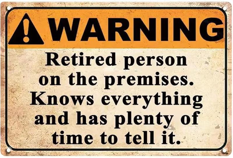 Man Cave Decor Funny Garage Signs Wall Decor For Men, Little Vintage ...
