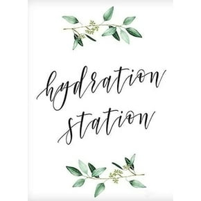 Hydration Station Sign