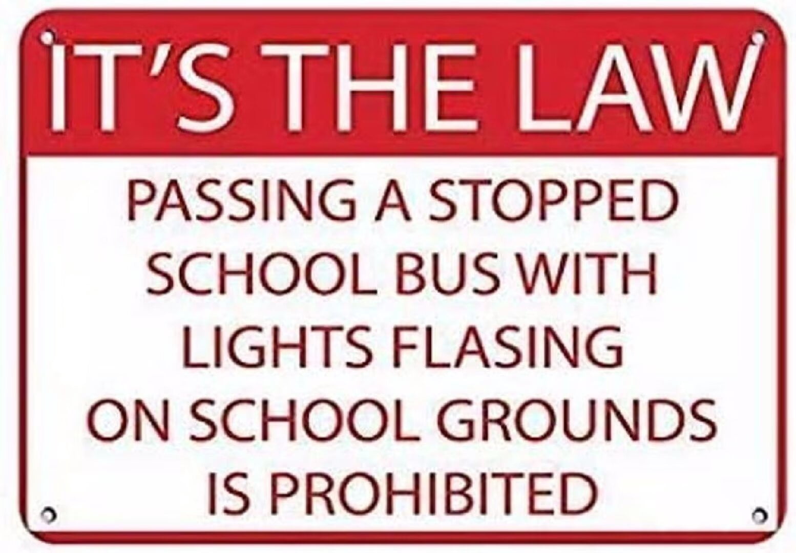 Man Cave Decor New Vintage Retro Metal Tin Sign It's The Law School Bus ...