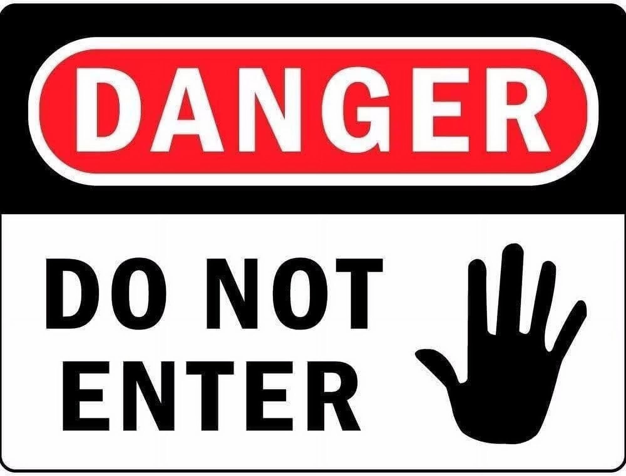 Man Cave Decor Warning Sign Danger Do Not Enter Road Sign Business Sign ...
