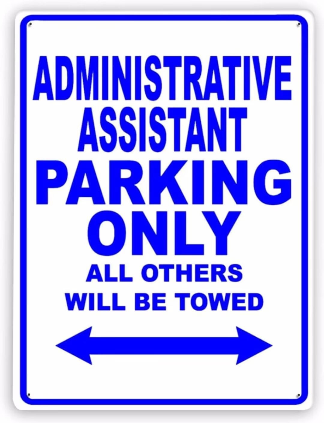 Man Cave Decor Warning Sign Rules Sign,administrative Assistant Parking ...