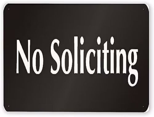 Man Cave Decor Warning Sign,no Soliciting Sign,tin Painting Wall ...