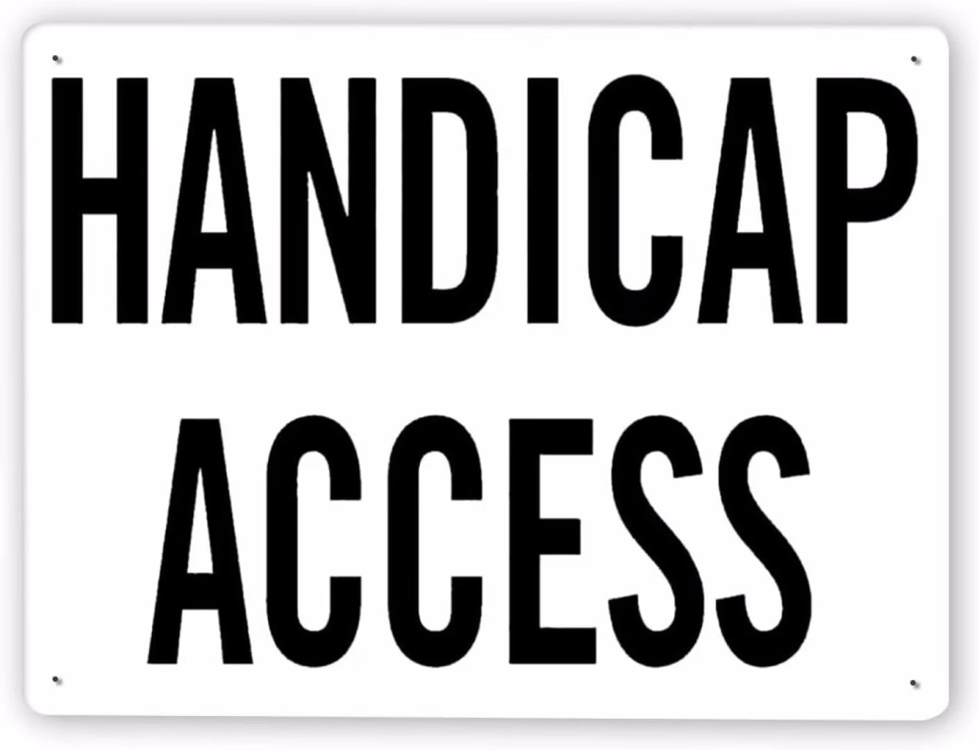 Man Cave Decor Warning Sign,pool Marker Handicap Access,traffic Sign ...