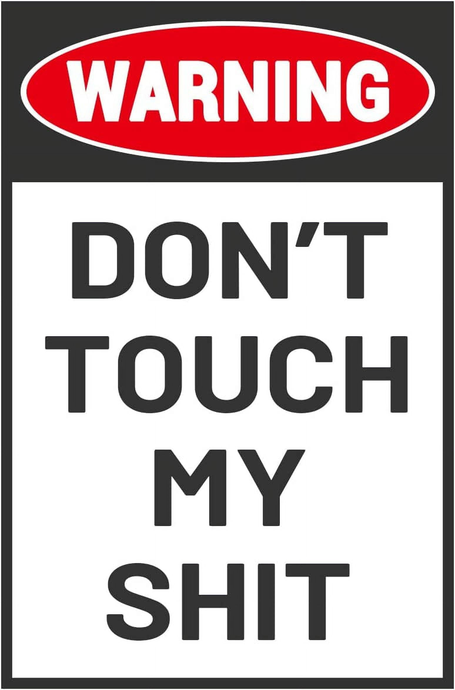 Man Cave Do Not Touch Sign, Workshop Accessories, Garage Decor Sign ...