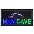 Man Cave LED Sign- Lighted Neon Electric Display Sign With Animation ...