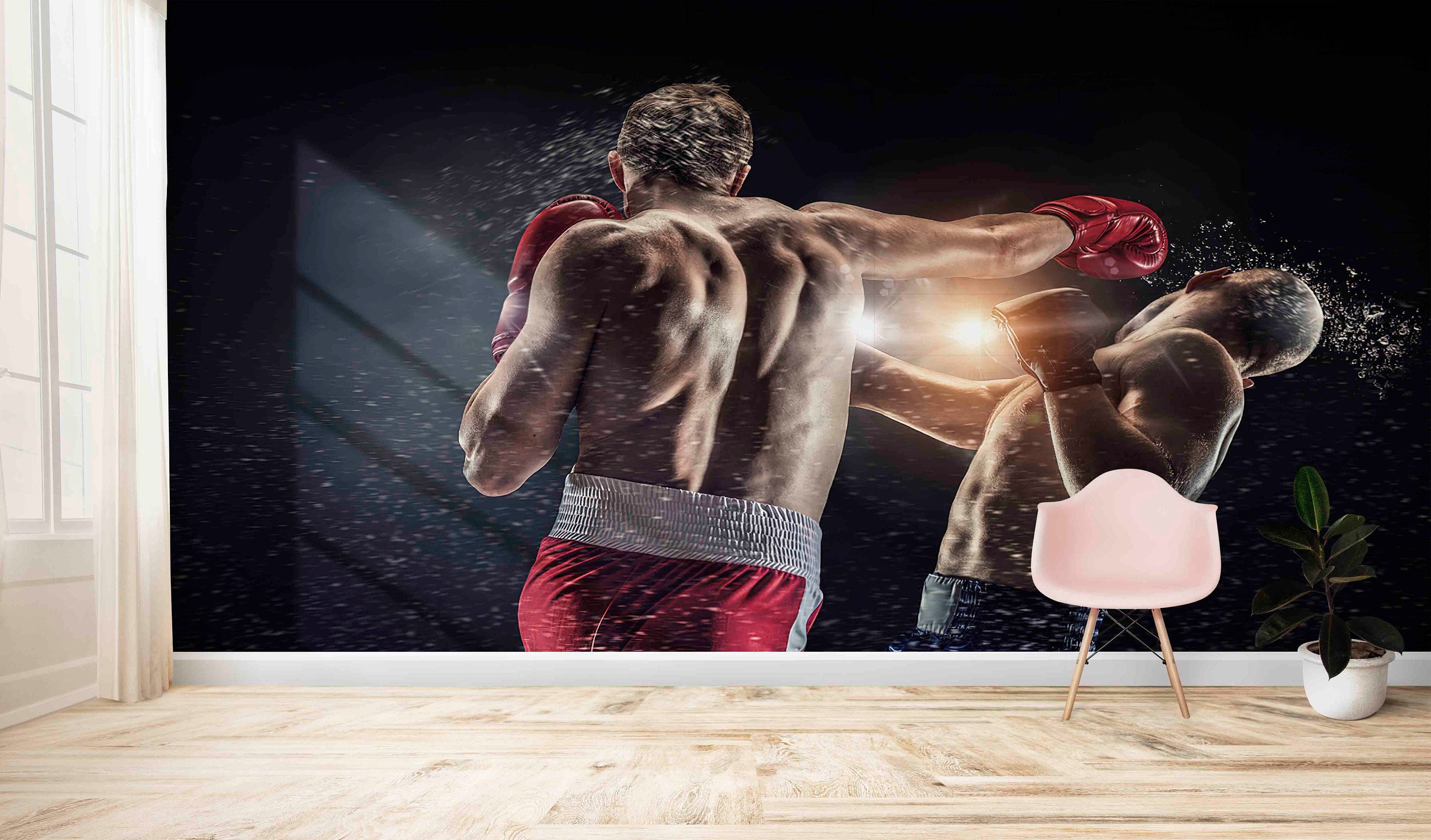 Man Cave Wallpaper, Gym Mural, Paper Wall Art Custom Wallpaper ...